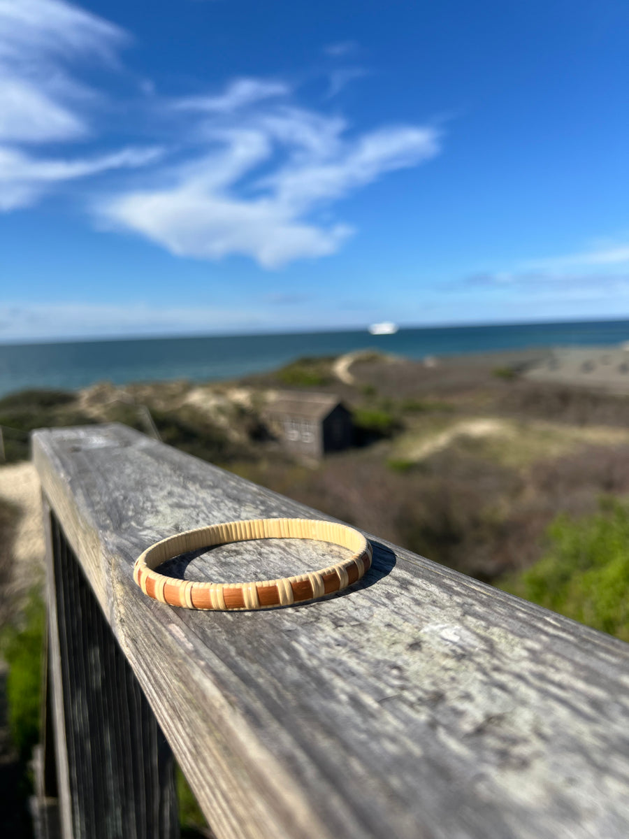 Nantucket Natural Bangle – ACK Woven